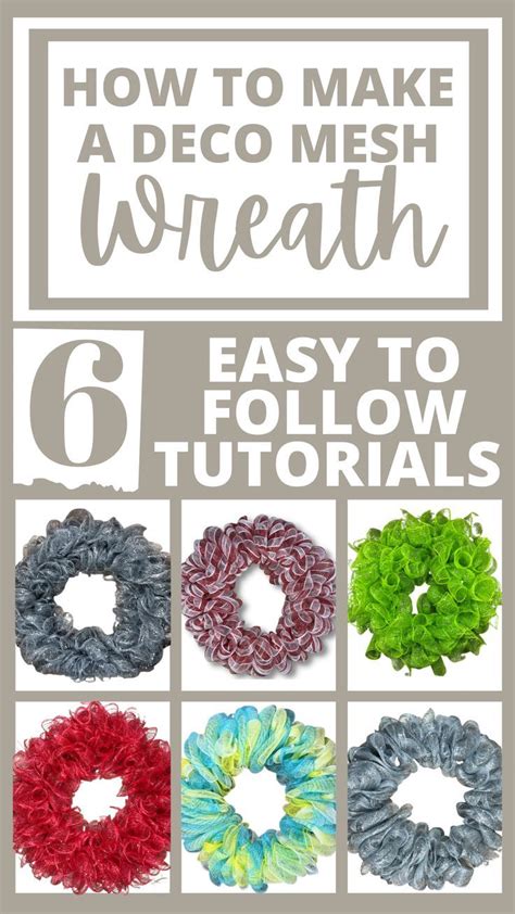 Making A Mesh Wreath Artofit