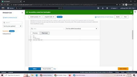 Github Suhitharcsc Banking Bot Aws Csc Acadamic Project Created A
