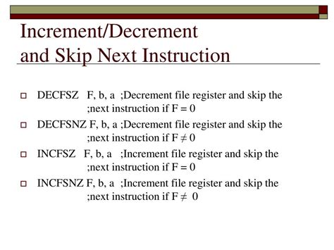 Ppt Pic18f Programming Model And Its Instruction Set Powerpoint Presentation Id3266291