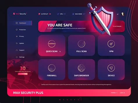 Antivirus App Design Concept Mehrax By Mehrax On Dribbble