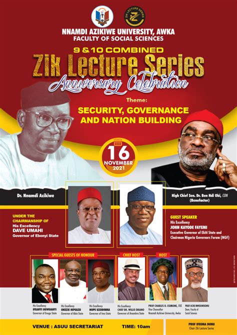 Dr Nnamdi Azikiwe An Apostle Of Democracy Ziks Lecture Series
