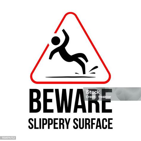 젖은 바닥 기호입니다 현대 둥근 스타일에 떨어지는 남자와 노란색 삼각형 위험에 대한 스톡 벡터 아트 및 기타 이미지 위험 경계 표지 경고 기호 Istock