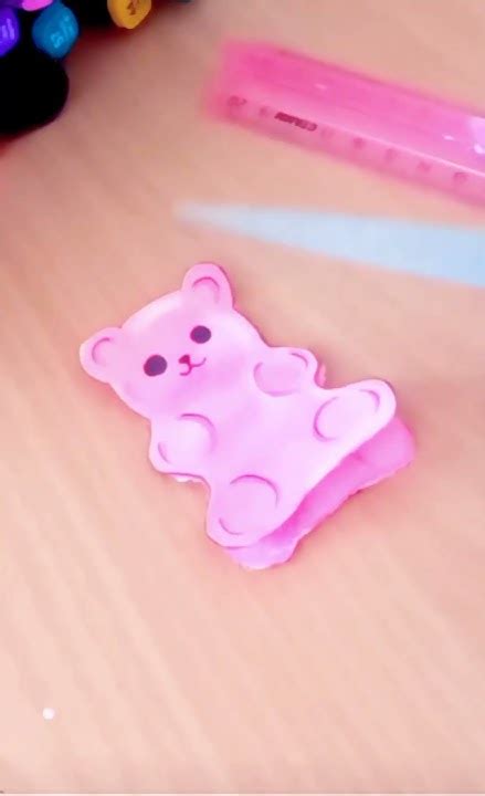 самодельный мишка сквиш Youtube