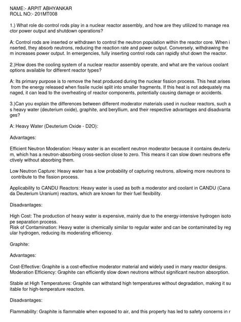 Nuclear Reactor Assemblies Qa Pdf