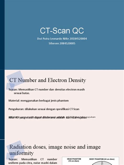 Ct Scan Qc Pdf Komputer