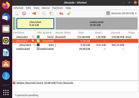 Partitioning Cant Seem To Use Unallocated Space Ask Ubuntu
