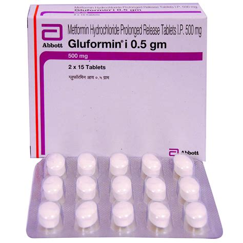 Gluformin I 05 Tablet Regulate Blood Sugar Levels Efficiently
