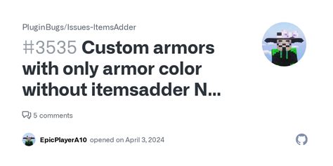 Custom Armors With Only Armor Color Without Itemsadder Nbt Wont Render