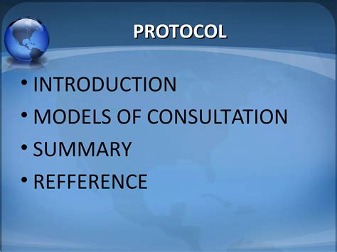 Consultation Model 1 Ppt