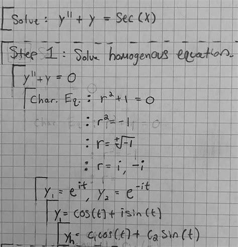 3 6 Elementary Differential Equations 12e Second Order Linear Differential Equations Solving