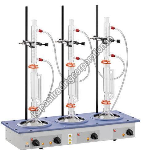 Grey 220v Electric Soxhlet Extraction Unit For Fat Determination