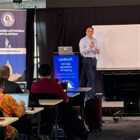 Ask Sage Inc On Linkedin Generativeai Asksage Carahsoft Training