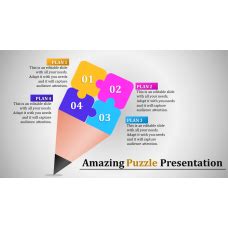 Puzzle Ppt Template SlideEgg