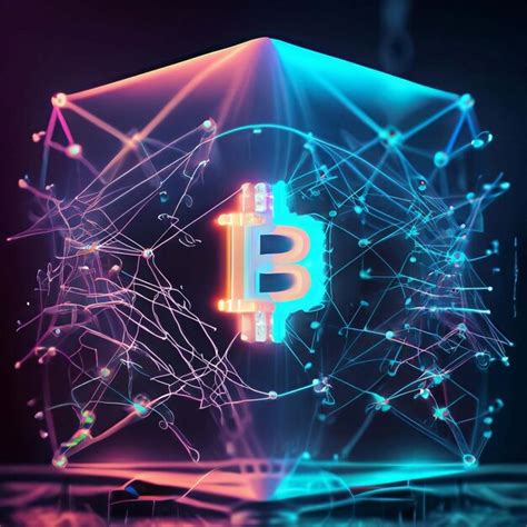 Global Network Blockchain 3d Illustration Neural Networks And