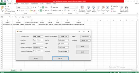 Tugas Membuat Automation Visual Basic Ke Microsoft Word Dan Microsoft