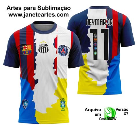 Camisa Neymar Jr Identidade Escolar