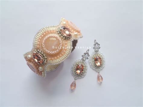 Купить Комплект 008 бледно розовый браслет с кварцем браслет с жемчугом розовый кварц