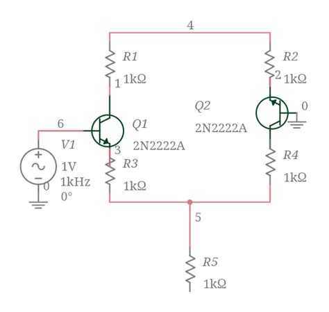 Differential Amplifier Multisim Live