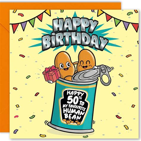 50th Birthday Cartoons For Men Mens Happy 50th Birthday Card Handmade