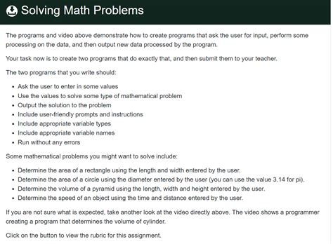 solved solving math problems the programs and video above