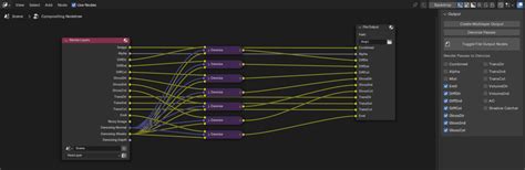 Create Multilayer Output Wdenoised Passes Blender Addon