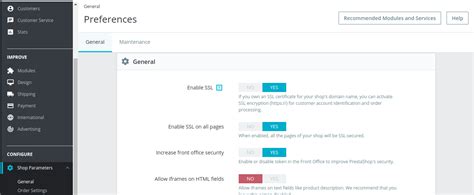 Enable Ssl In Prestashop 17 Serverok