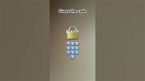 Guess The Code Guess Guessthecode Youtube