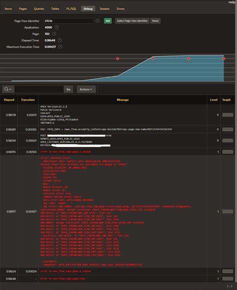 Copy Page Error Oracle Forums
