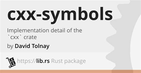 cxx symbols Rust 库 Lib rs