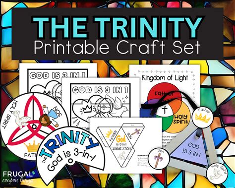 Trinity Triangle Popsicle Stick Craft Father Son The Holy Spirit
