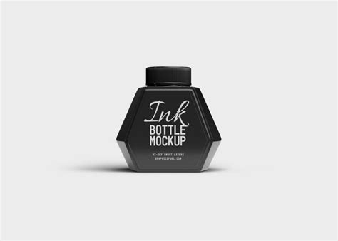 Small Ink Bottle Mockup Mockup World