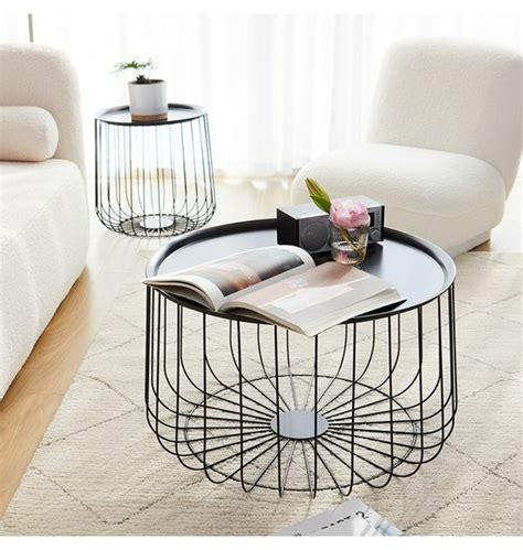 모리프 애플 원형 철제 거실 소파 커피 테이블 5종 티몬