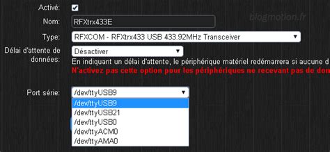 présentation du boitier rfxcom rfxtrx433e