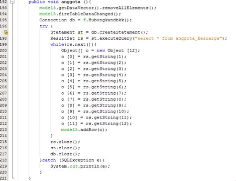 Form Database Kartu Keluarga