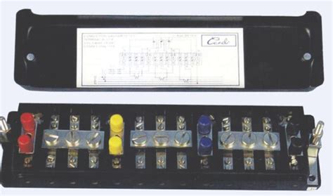 Test Terminal Blocks Black Bakelite Moulding M S Deep Drawing Quality Long Service Life