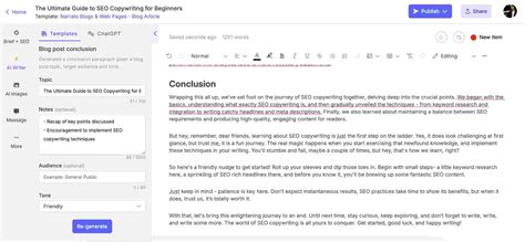 Create An Seo Blog In 15 Mins Using An Ai Writer
