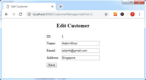Spring Mvc Spring Data Jpa Hibernate Crud Example