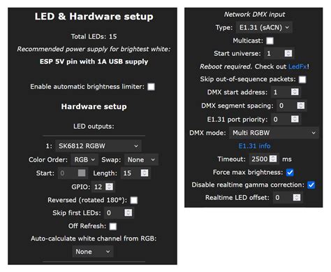 Controlling Inexpensive LED Lights With WLED Photons Electrons And Dirt