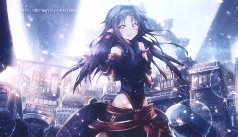 Yuuki Konno Wallpaper By Muztnafi On Deviantart