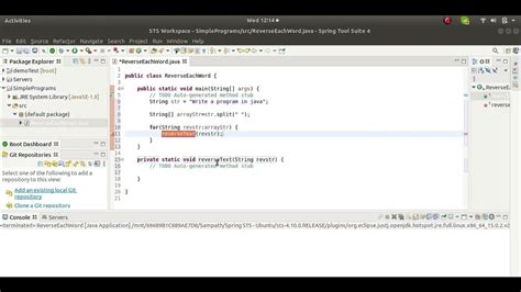 reverse each word from a given string or sentence in java youtube