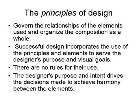 Elements And Principles Of Design Elements Of Design