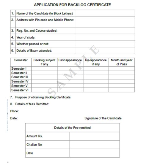 Backlog Certificates In Sample Format Application More Backlog Certificate Request Letter