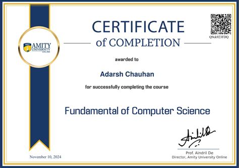 🎉 Excited To Share That Ive Successfully Completed The Fundamentals Of Computer Science Course