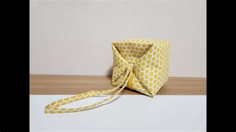 Diy 큐브 파우치 만들기 Making Cube Pouch Youtube