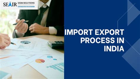 Import Export Process In India Seair Exim Solution