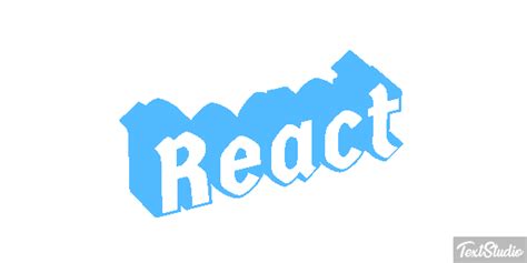 React Word Animated  Logo Designs