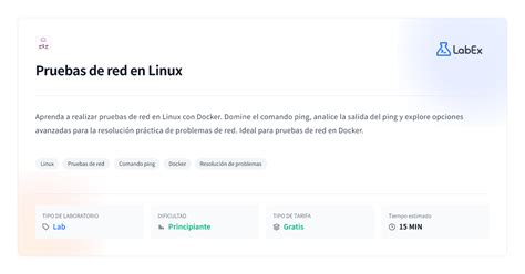 Pruebas De Red En Linux Labex