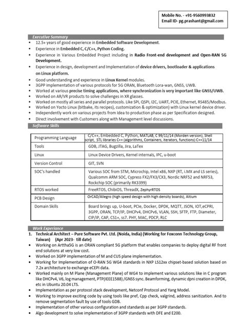 Prashantgupta2023 Pdf Embedded System Device Driver