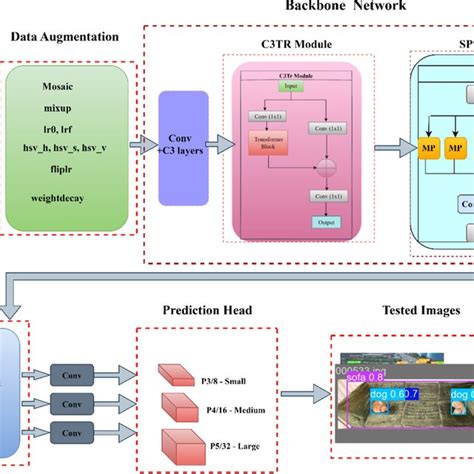 Architecture Of The Yolov5x Transformer With Backbone Neck And Head Download Scientific