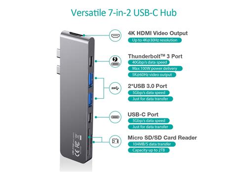 Shop Choetech In Usb C Multiport Adapter Hub M Online Cellntell Portal